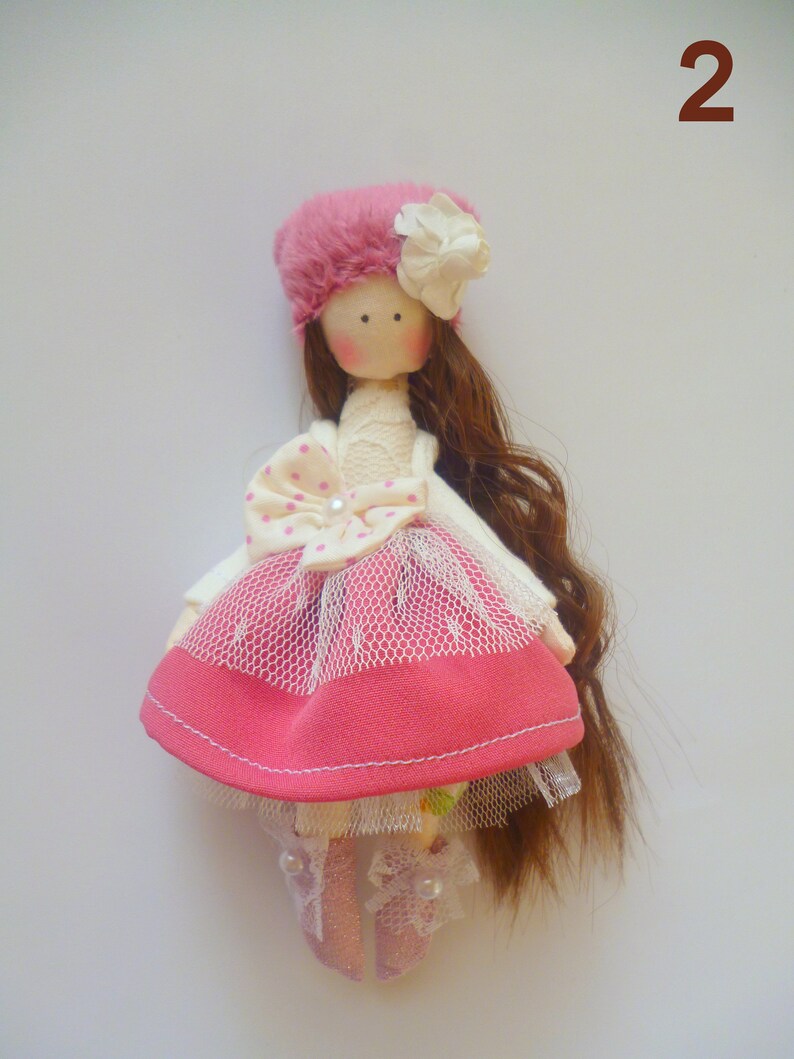 Cute mini dolldollhouse dollsmini toytextile pocket | Etsy