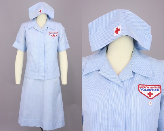 1960s Nurse Outfit | Vintage 60s American Red Cross D… - Gem