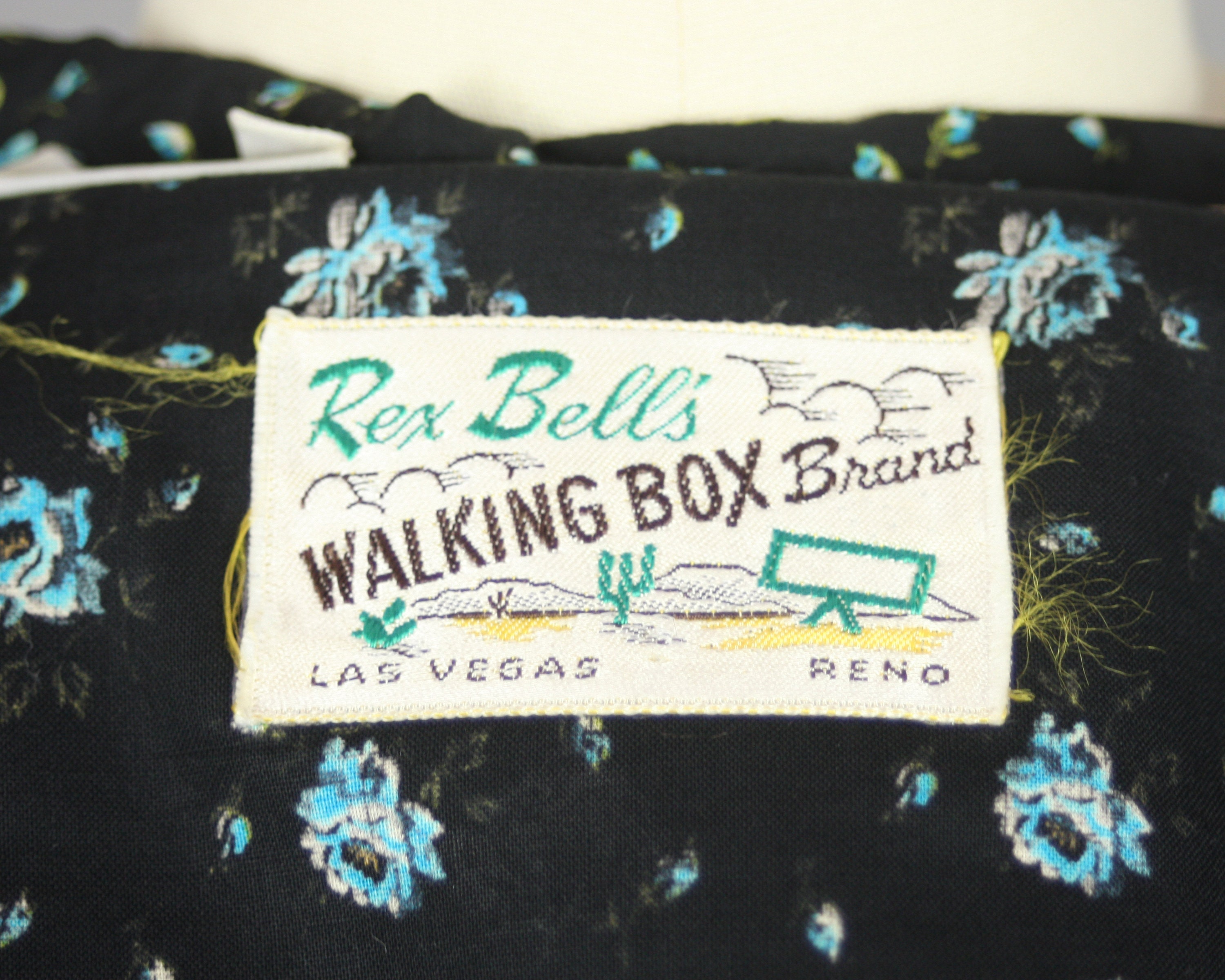1950s 'rex Bell' Floral Western Shirt Vintage 50s - Etsy