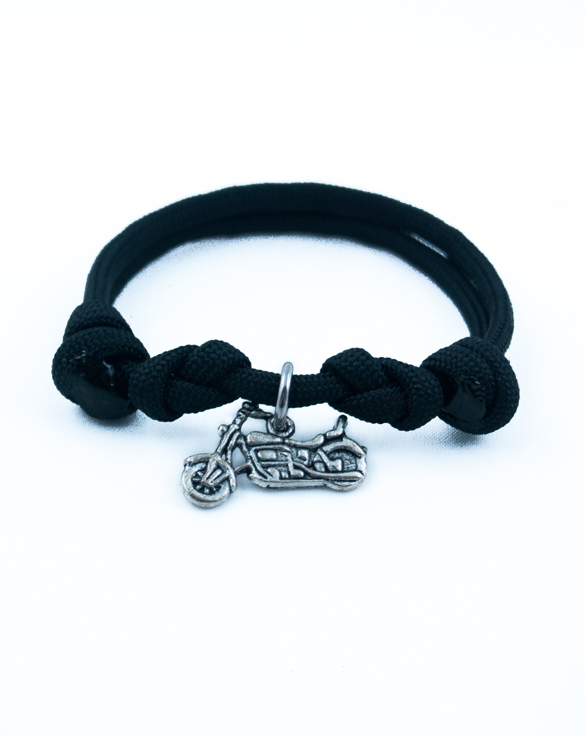 Motorcycle Bracelet Black Motorcycle Adjustable Bracelet | Etsy