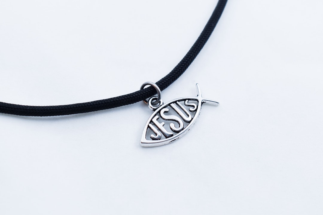Jezus Vis, Paracord Ketting, Religieus Geschenk, Christelijke Sieraden ...