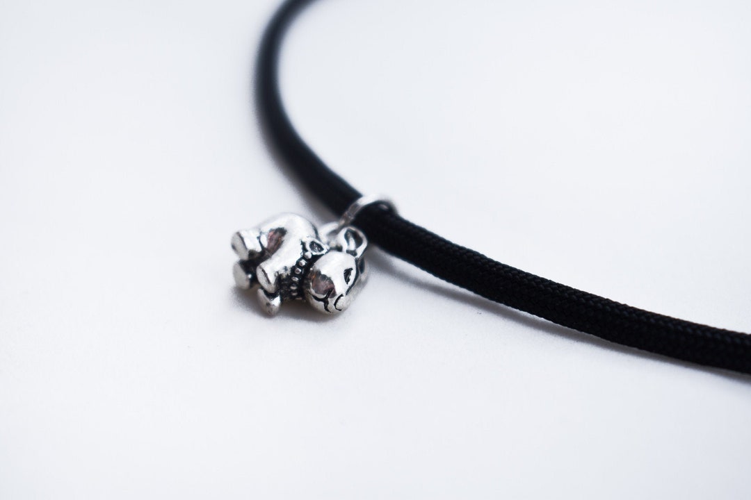 3D Rabbit, Paracord Necklace, Bunny Charm, Cute Animal, Pet Rabbit ...