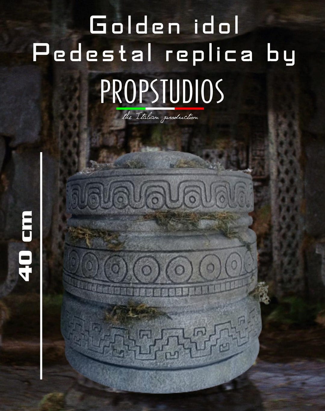 Replica of the Golden Idol Fertility Scale 1:25 Base by Propstudios - Etsy