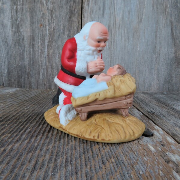 Ceramic Santa Kneeling - Etsy