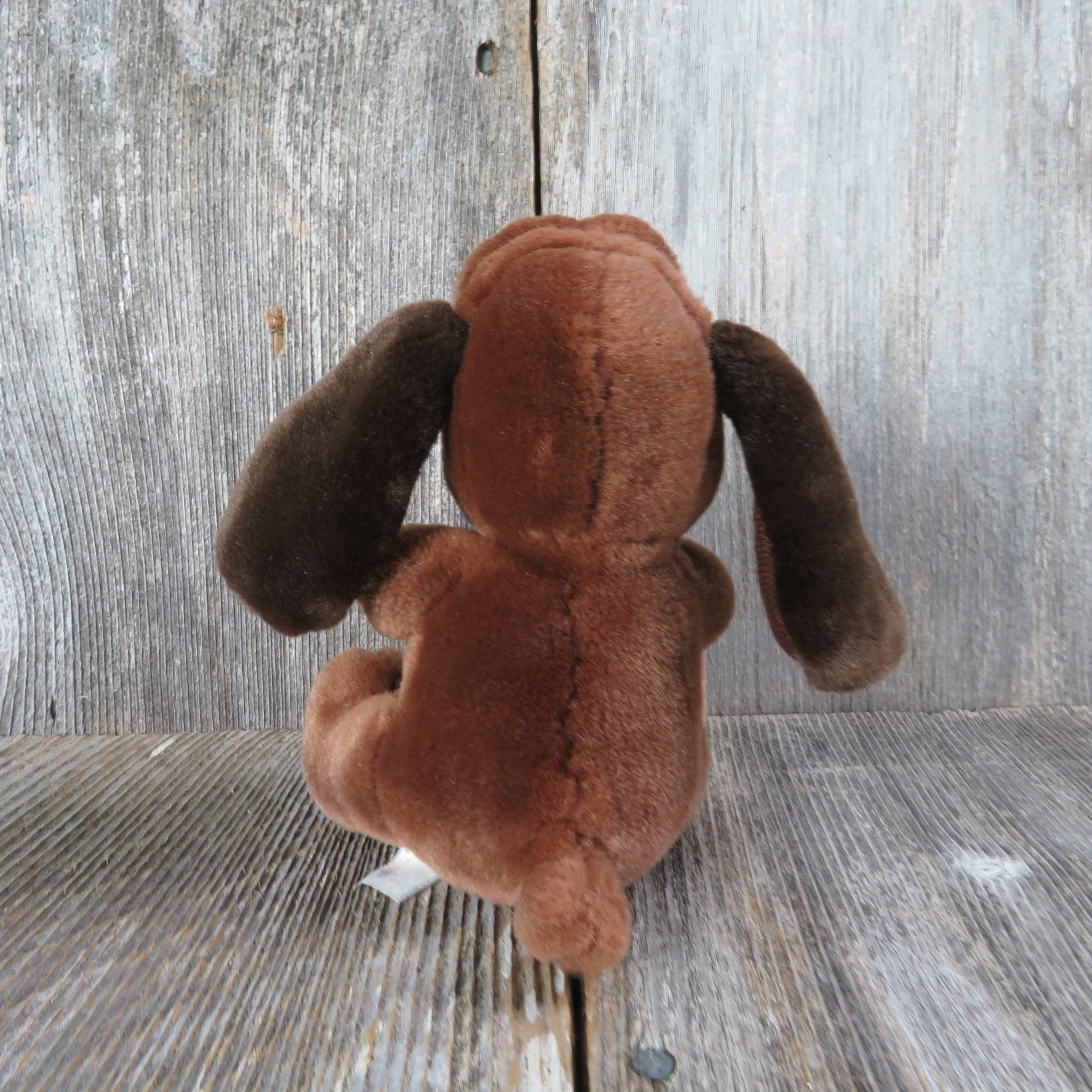 Vintage Puppy Dog Baxter Plush Red Heart Sad Basset Hound - Etsy