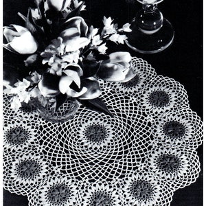 Vintage Crochet Doily Patterns 1967 Priscilla Doilies Rick Rack Knit ...
