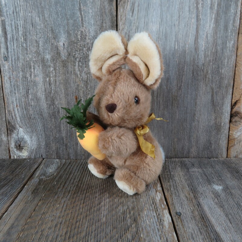 Rabbit in Carrot Plush - Etsy