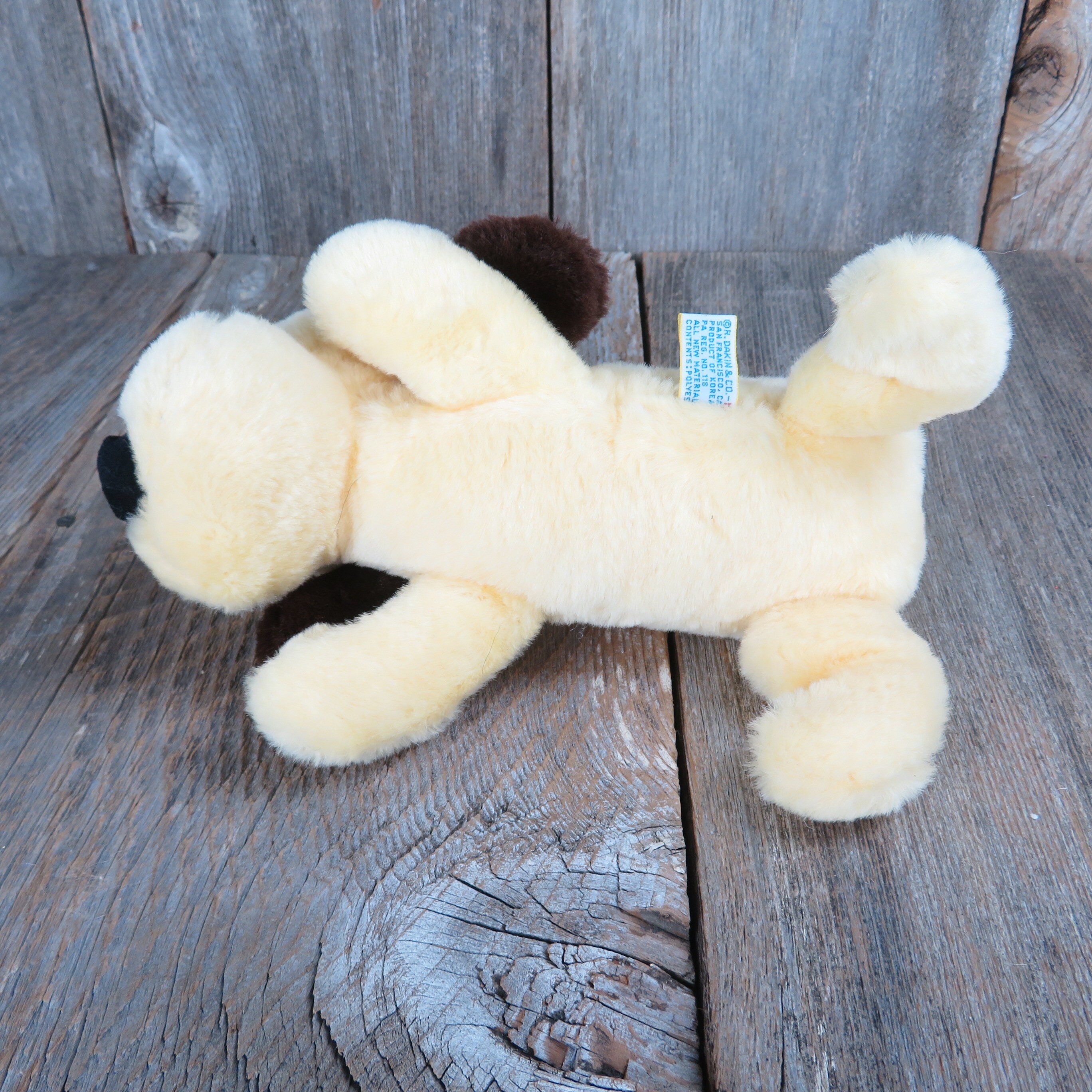 Vintage Yellow Drooper Dog Plush Dakin Brown Tan Puppy Stuffed | Etsy