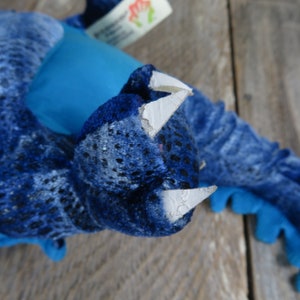Blue Dragon Puppet Plush 3 Headed Folkmanis Magical Fantasy Full Body ...
