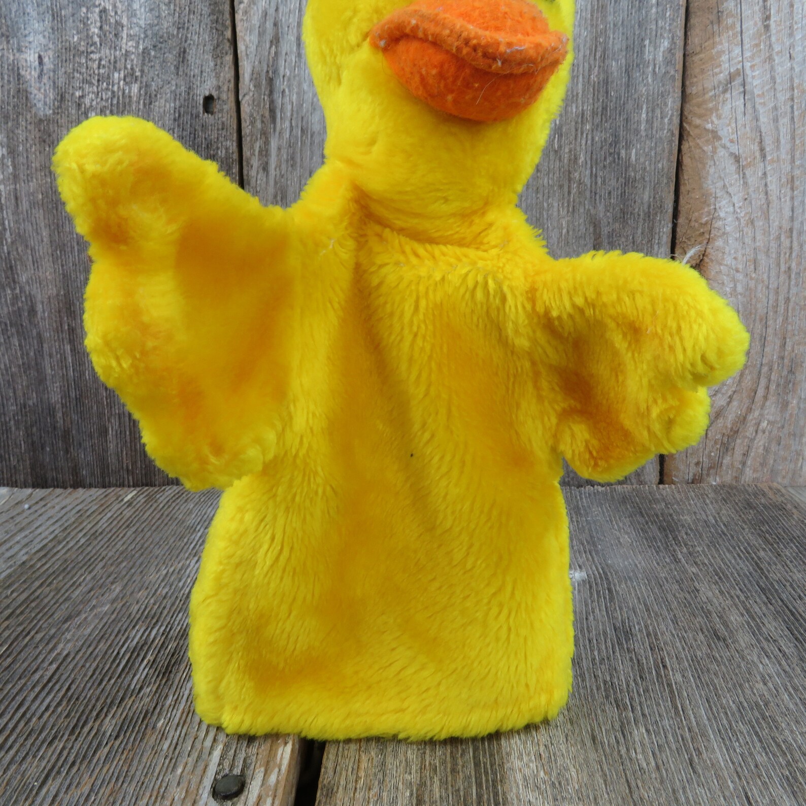 Vintage Yellow Duck Puppet Plush Dakin Stuffed Animal Korea | Etsy