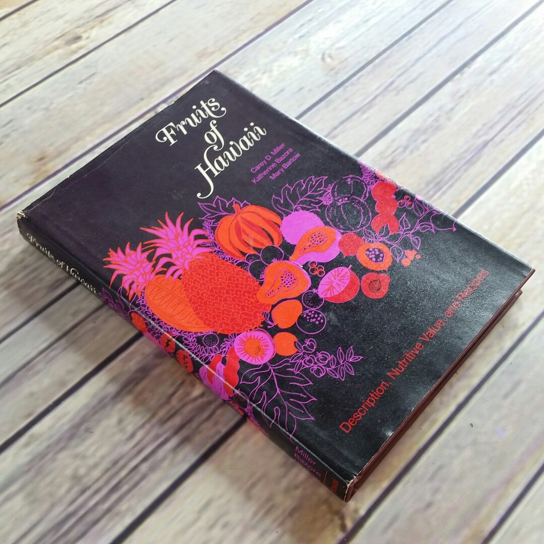 Vintage Hawaiian Cookbook Fruits of Hawaii Recipes 1965 Hardcover ...