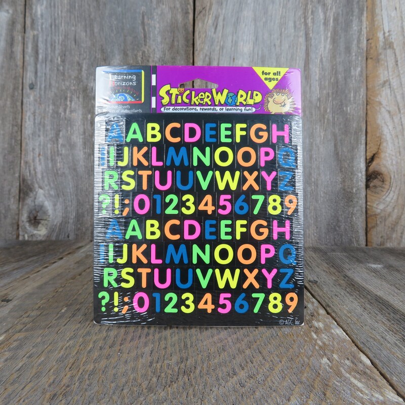 Alphabet Sheet Stickers - Etsy