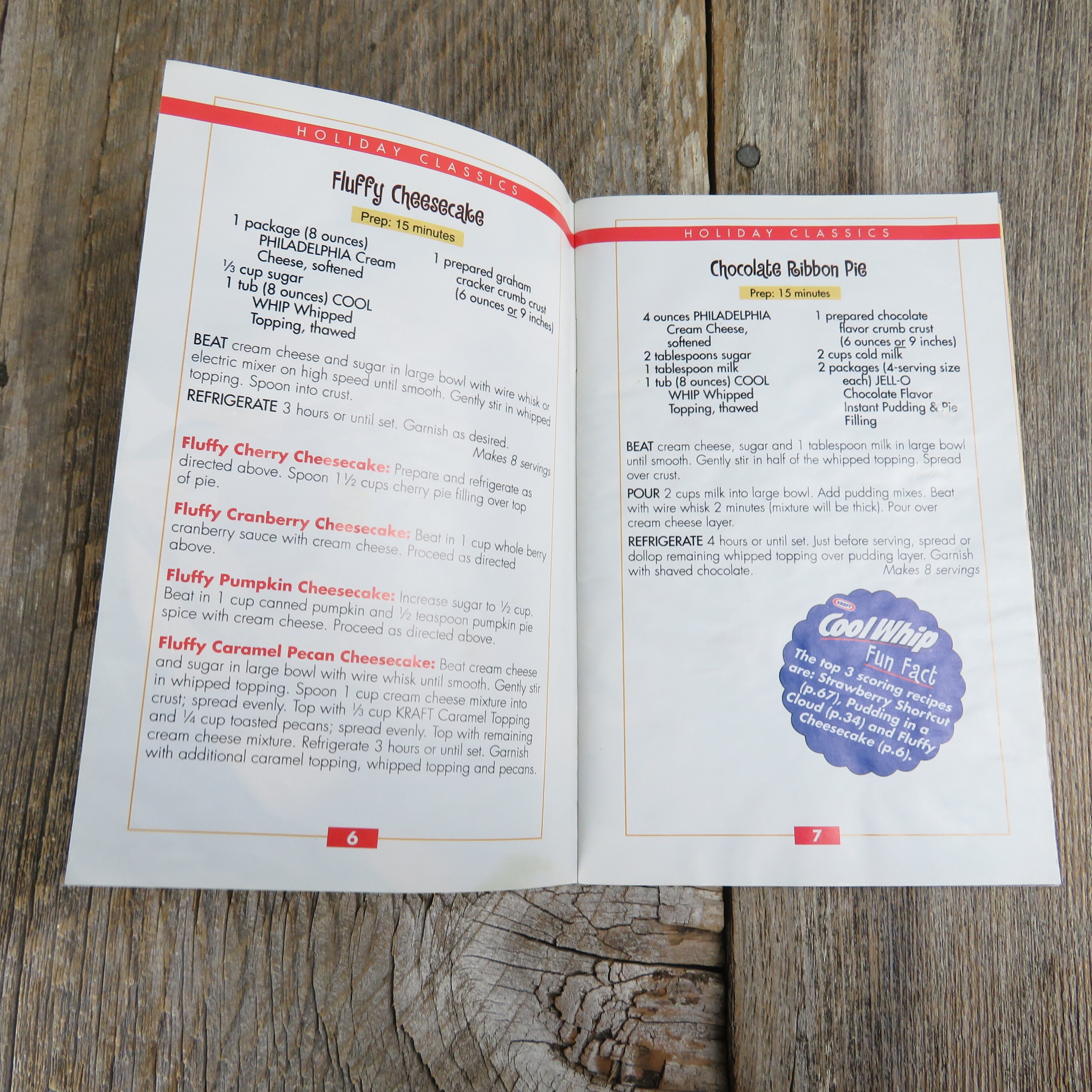 Celebrate With Cool Whip Best Recipes Cookbook 1998 New and Classic ...