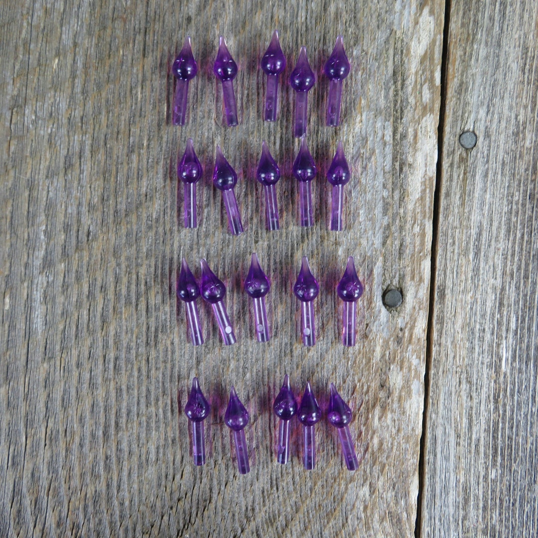 Purple Ceramic Christmas Tree Lights Replacements Starburst Extra Large ...