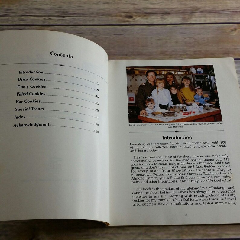 Vintage Cookbook Mrs Fields Cookie Book 100 Recipes 1992 - Etsy