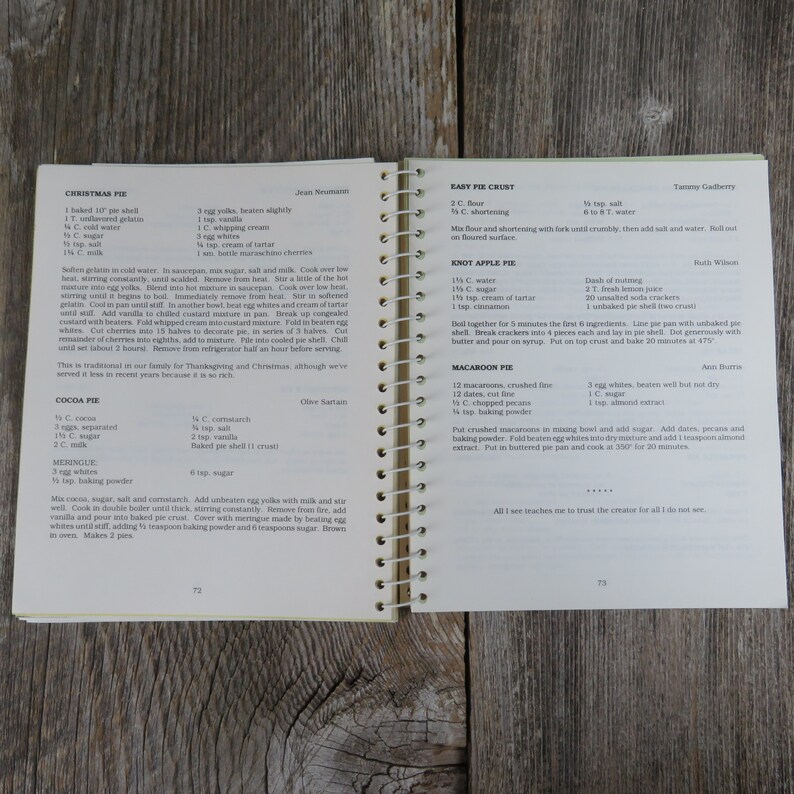 Vintage California Church Cookbook Redwood Country Calvary Christian ...