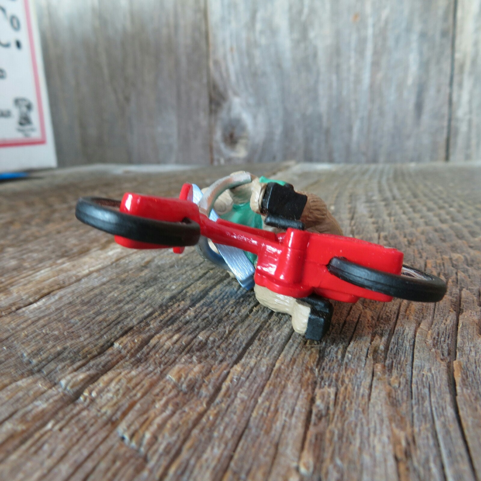 Vintage Raccoon Biker Ornament Hallmark Bicycle Boy Christmas - Etsy