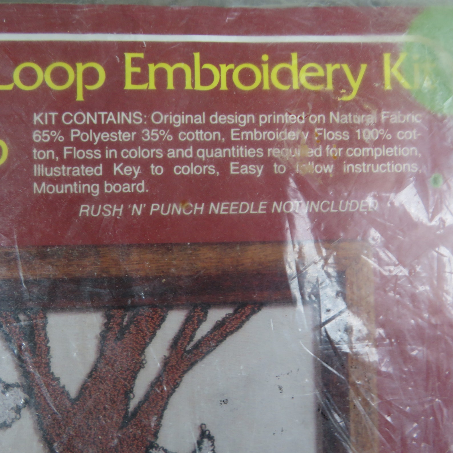 Vintage Loop Embroidery Dutch Love Kit Boye Rush N Punch Boy - Etsy