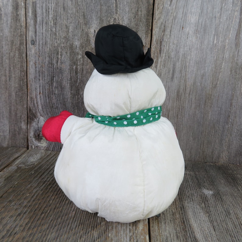 Vintage Snowman Plush Hallmark Nylon Stuffed Animal Christmas - Etsy UK