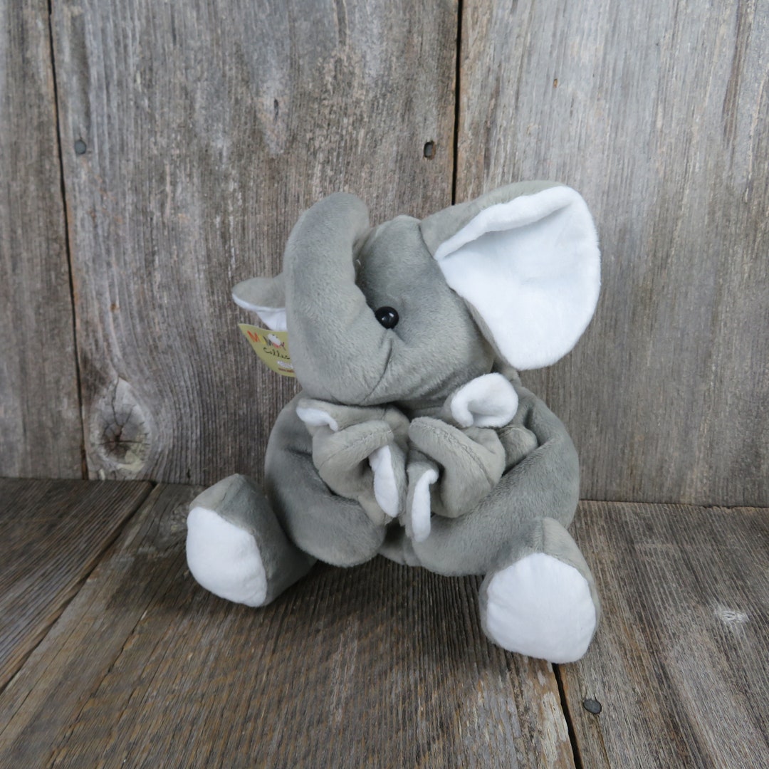 Vintage Elephant Mom and Me Plush Kellytoy Stuffed Animal Baby ...