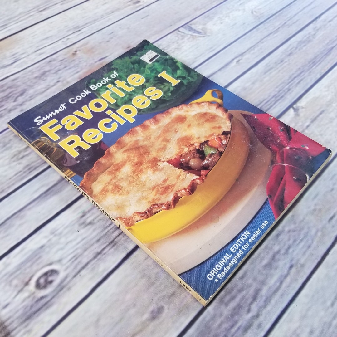 Vintage Cookbook Sunset Favorite Recipes #1 1982 Paperback Book ...