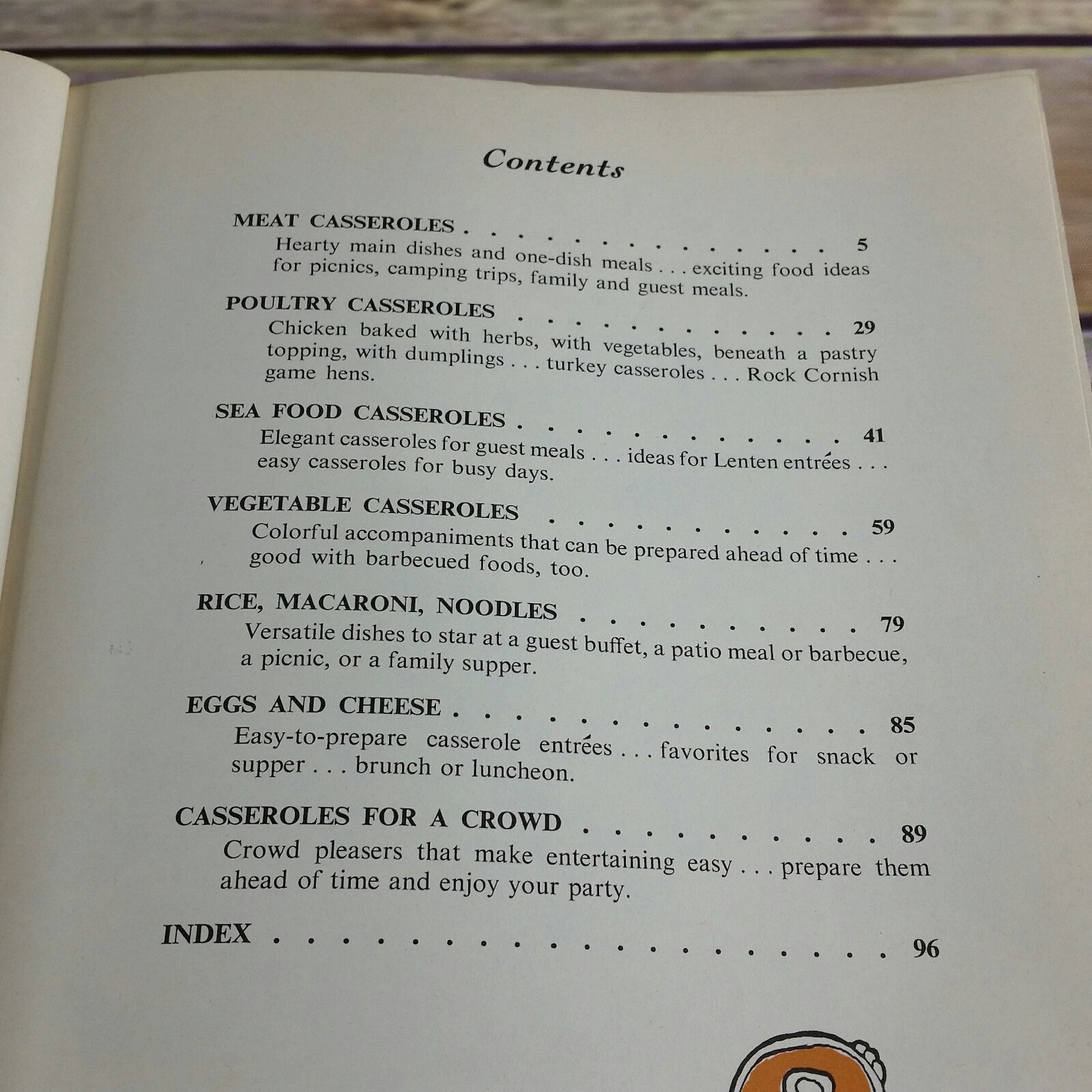 Vintage Cookbook Sunset Casserole Recipes 1974 Paperback Meat Poultry ...