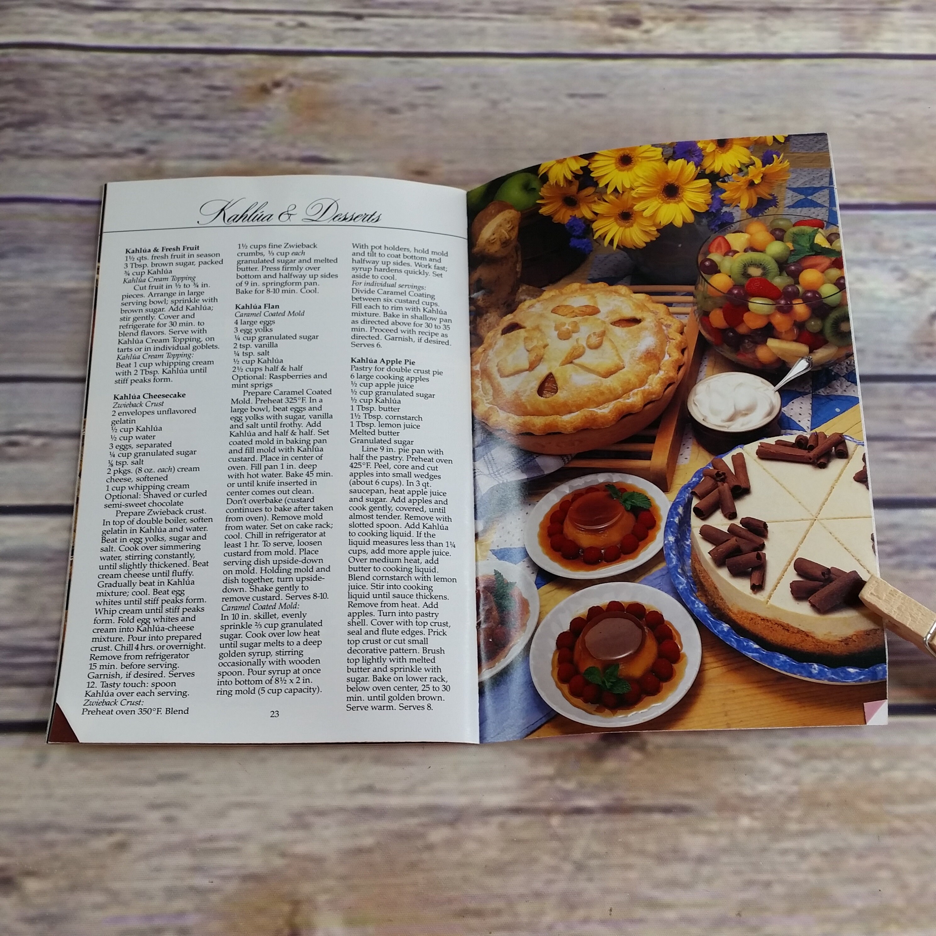 Vintage Cookbook Kahlua Recipes Book Promo Paperback Booklet | Etsy