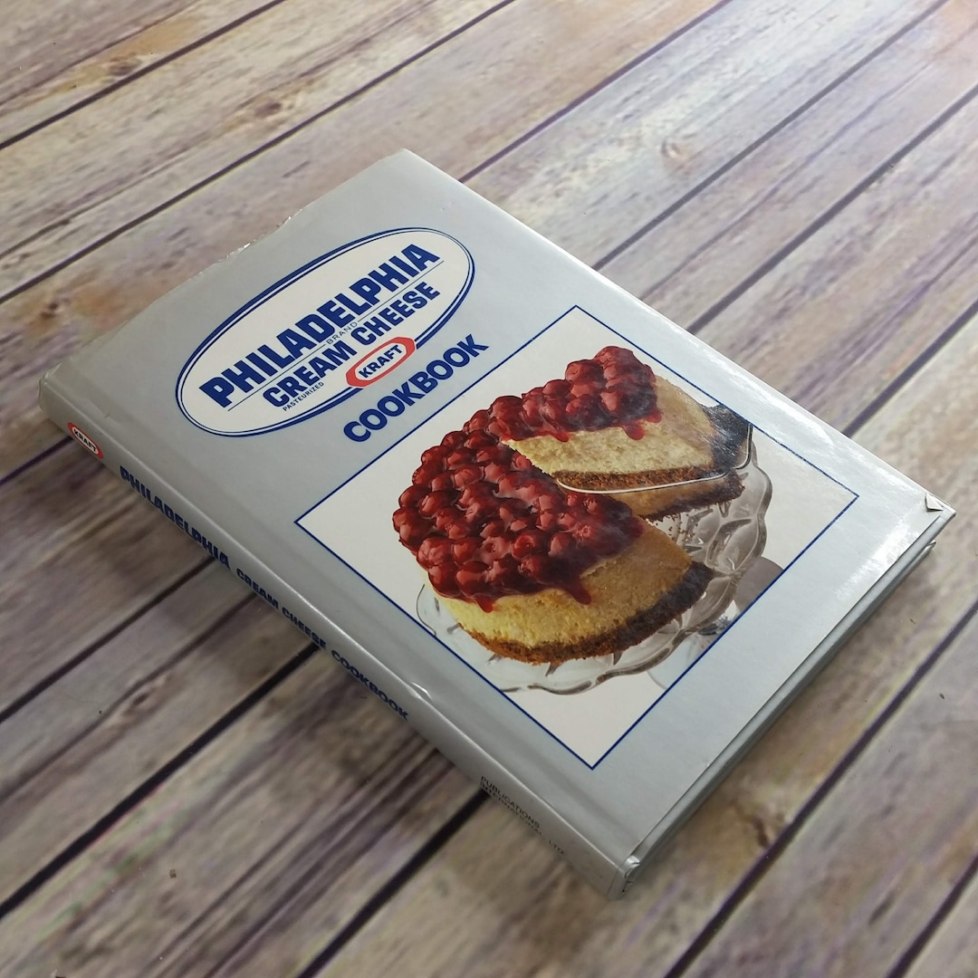 Vintage Philadelphia Cream Cheese Cookbook Promo Recipes 1988 Kraft ...