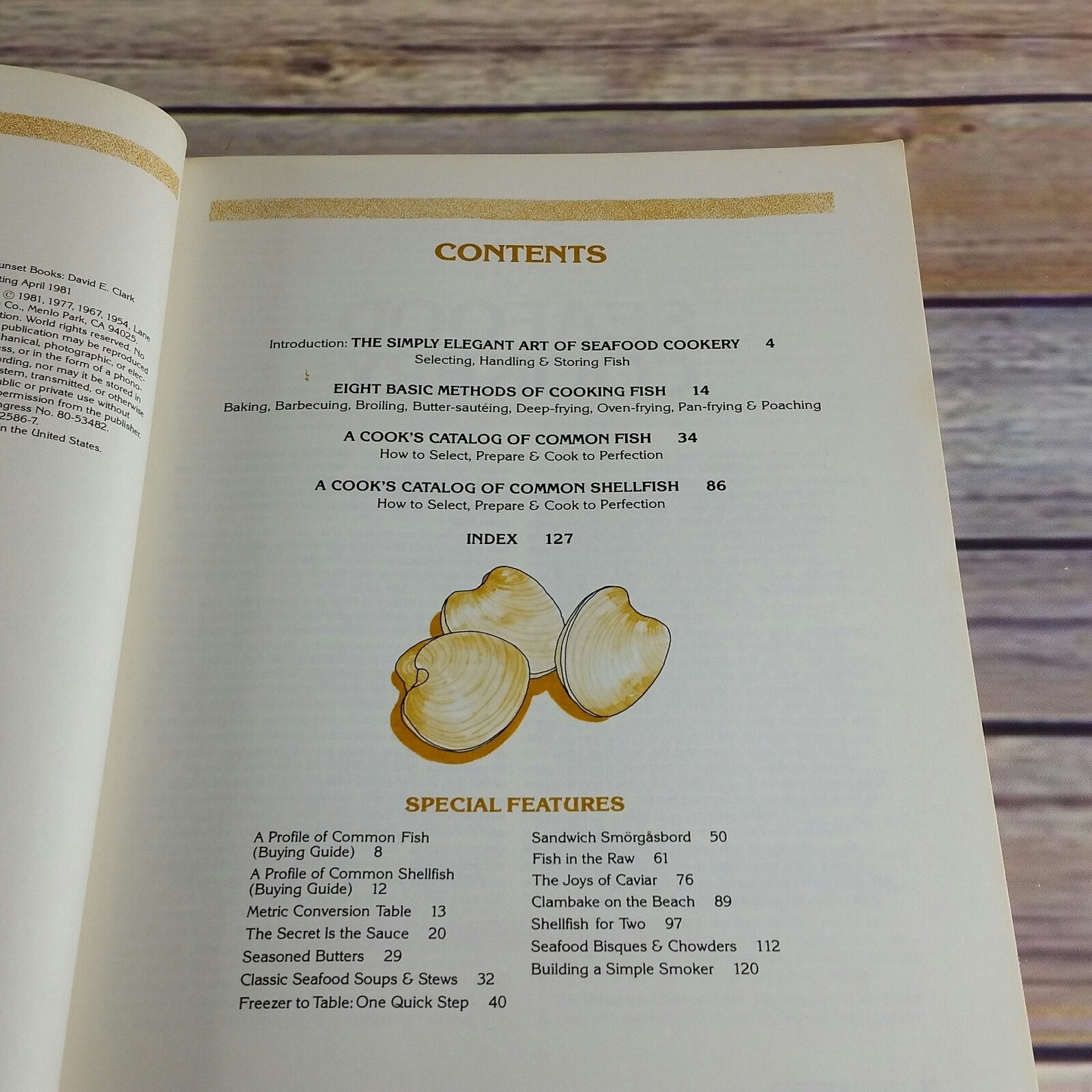 Vintage Cookbook Sunset Seafood Recipes 1981 Paperback How to Select ...