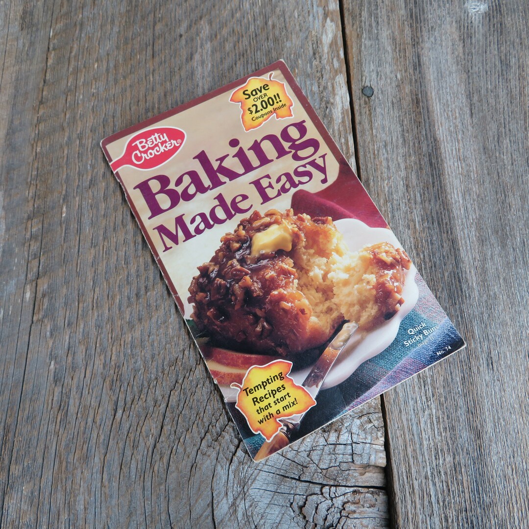 Baking Made Easy Cookbook Pamphlet Betty Crocker Booklet 1992 Recipes ...