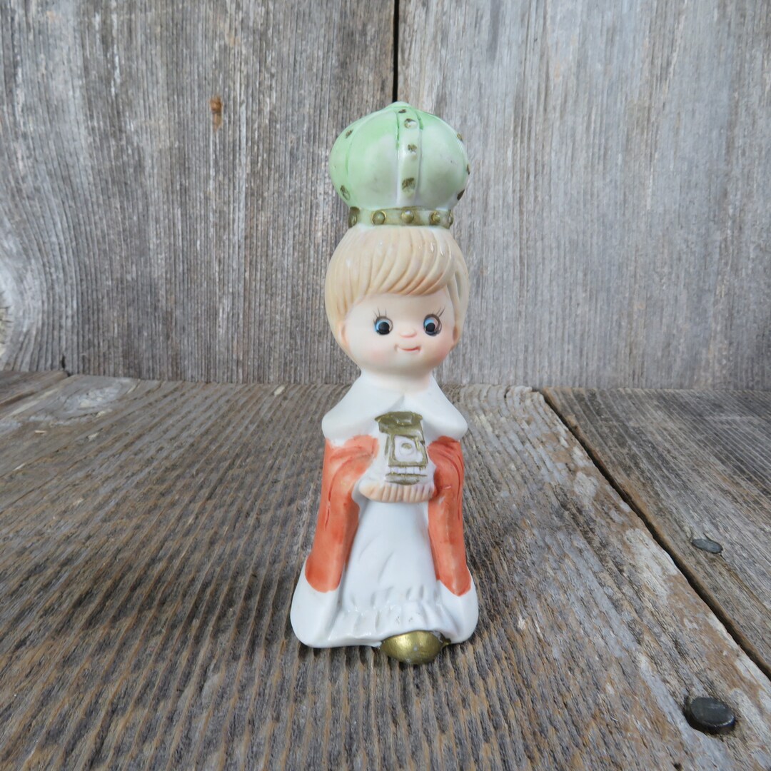 Vintage Wiseman Figurine Child Nativity Christmas Children Replacement ...