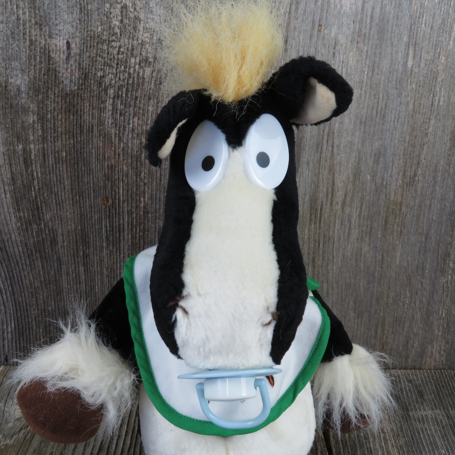 Vintage Horse Plush Pacifier Bib Davis Equine Gifts Stuffed Animal ...