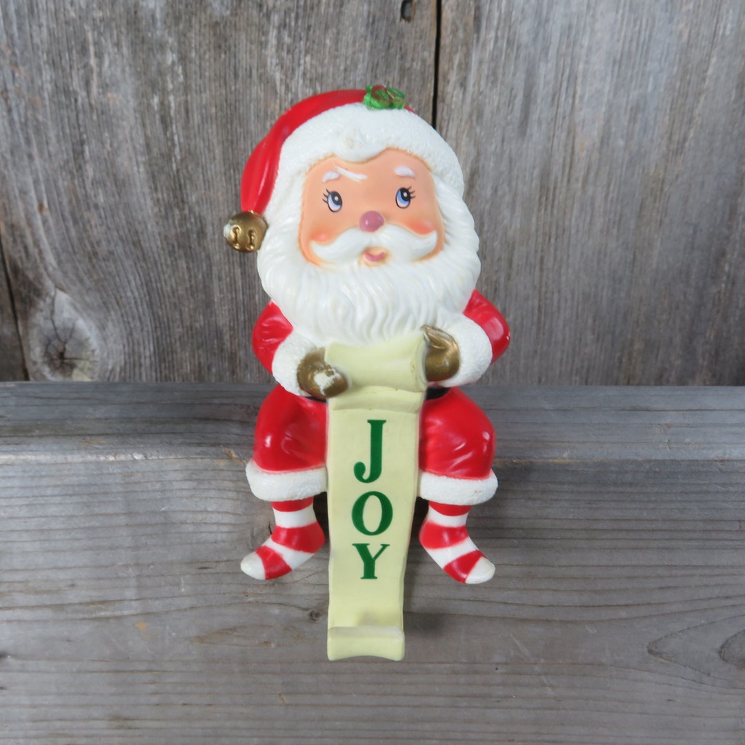 Vintage Santa Navidad Stocking Holder Russ St Nick Hanger Hook - Etsy ...