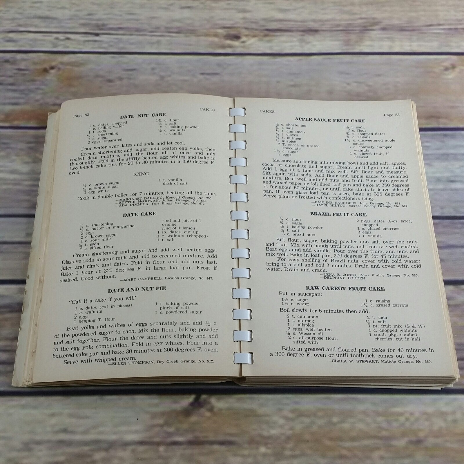 Vintage California Cookbook State Grange Recipes Our Favorite - Etsy Sweden
