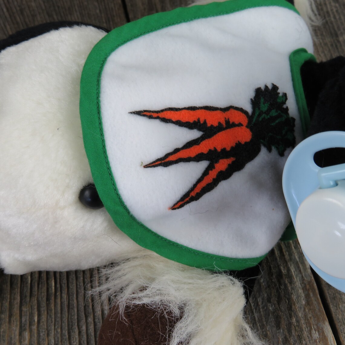Vintage Horse Plush Pacifier Bib Davis Equine Gifts Stuffed Animal ...