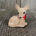 Gentle Fawn Flocked Deer Hallmark Keepsake Christmas Tree - Etsy