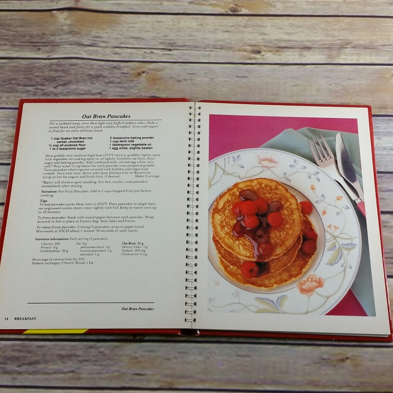 Vintage Cookbook Quaker Oats Oat Bran Recipes 1989 80s Promo | Etsy