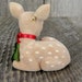 Gentle Fawn Flocked Deer Hallmark Keepsake Christmas Tree - Etsy