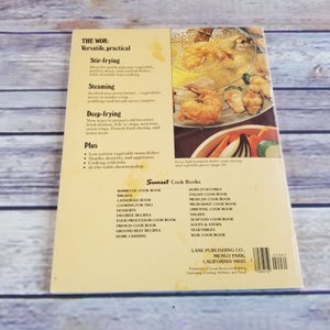 Vintage Cookbook Sunset Wok Cook Book Stir Fry Deep Fry Steaming 1979 ...