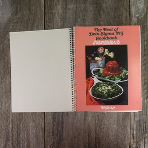 Vintage Sorority Cookbook Beta Sigma Phi the Best of Recipes Crafts ...