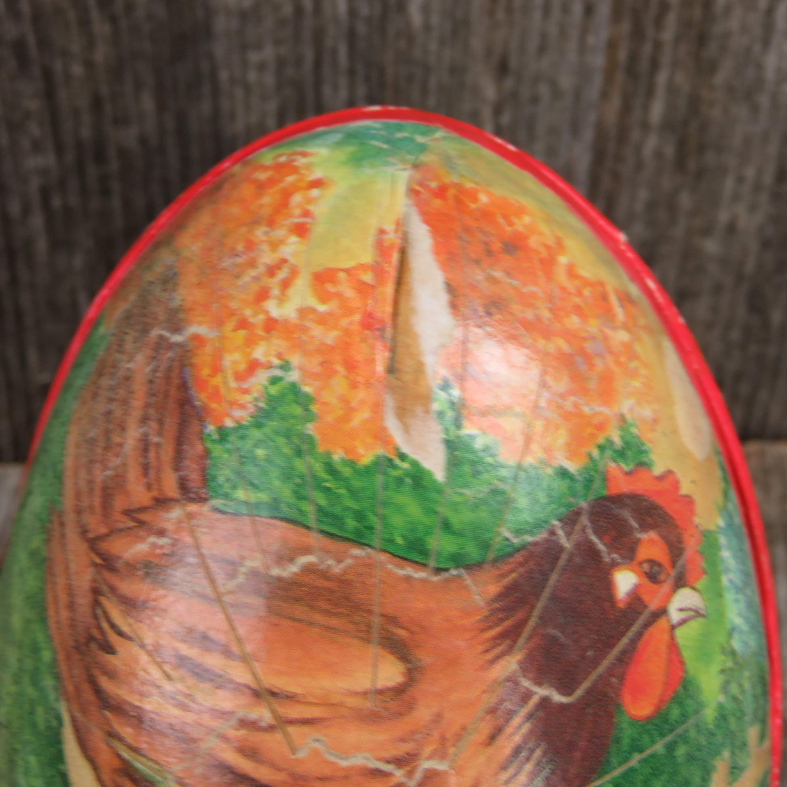Vintage Easter Egg Paper Mache Candy Holder Container With - Etsy