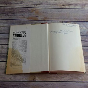 Vintage Cookbook Farm Journals Homemade Cookies 1971 Hardcover With ...