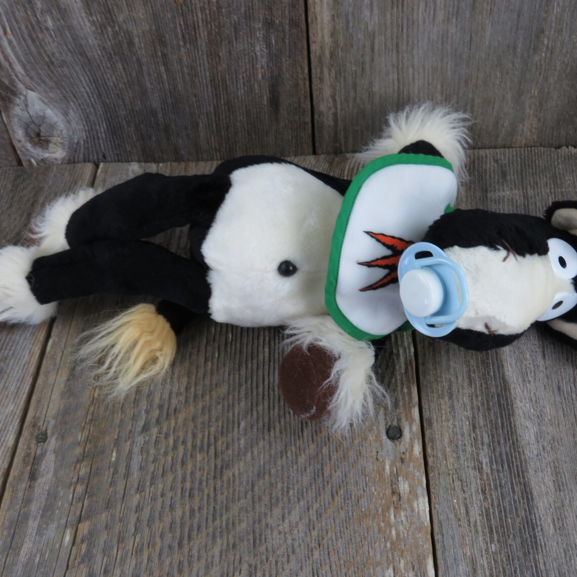 Vintage Horse Plush Pacifier Bib Davis Equine Gifts Stuffed Animal ...