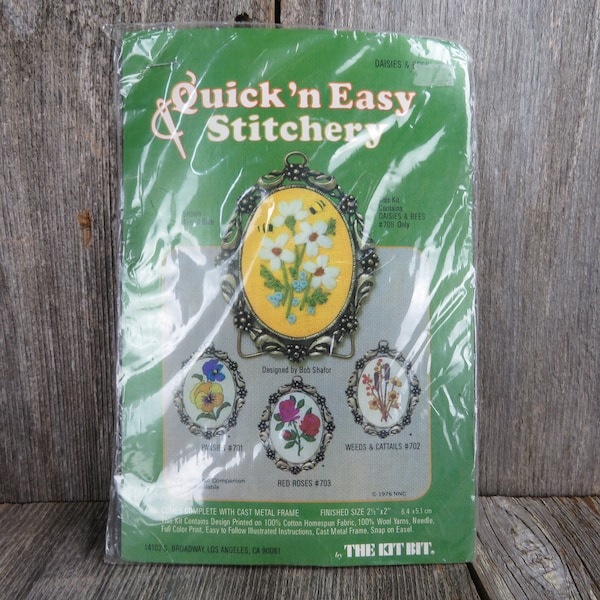 Vintage Crewel Kit - Etsy