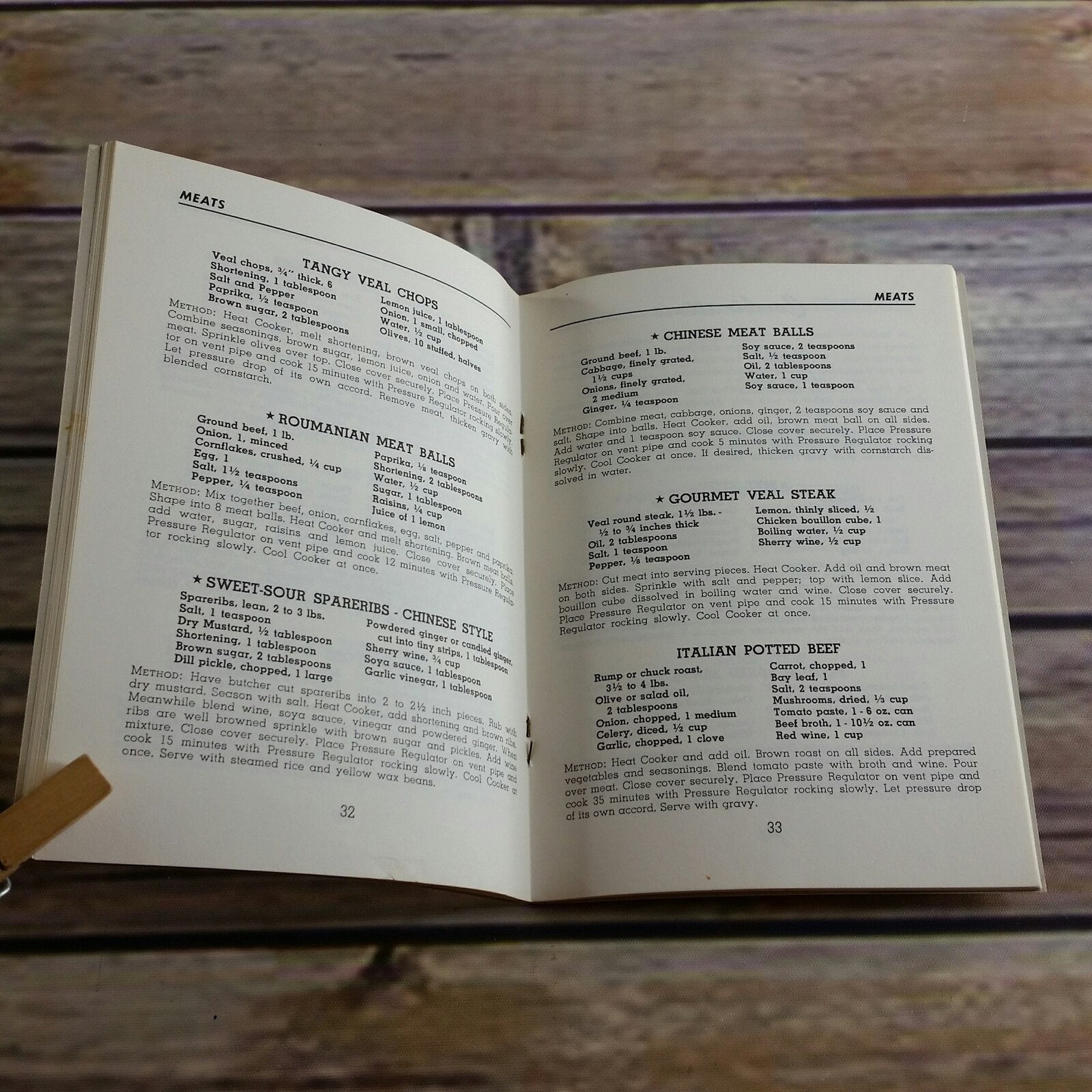 Vintage Cookbook Presto Pressure Cooker Instructions Recipes | Etsy