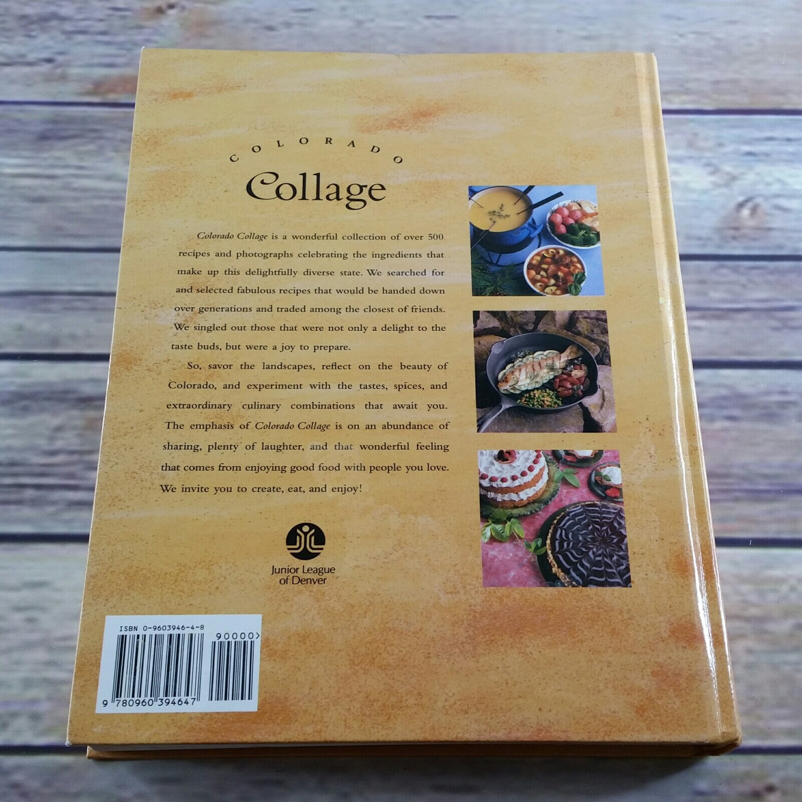 Vintage Colorado Collage Cookbook the Junior League of Denver - Etsy