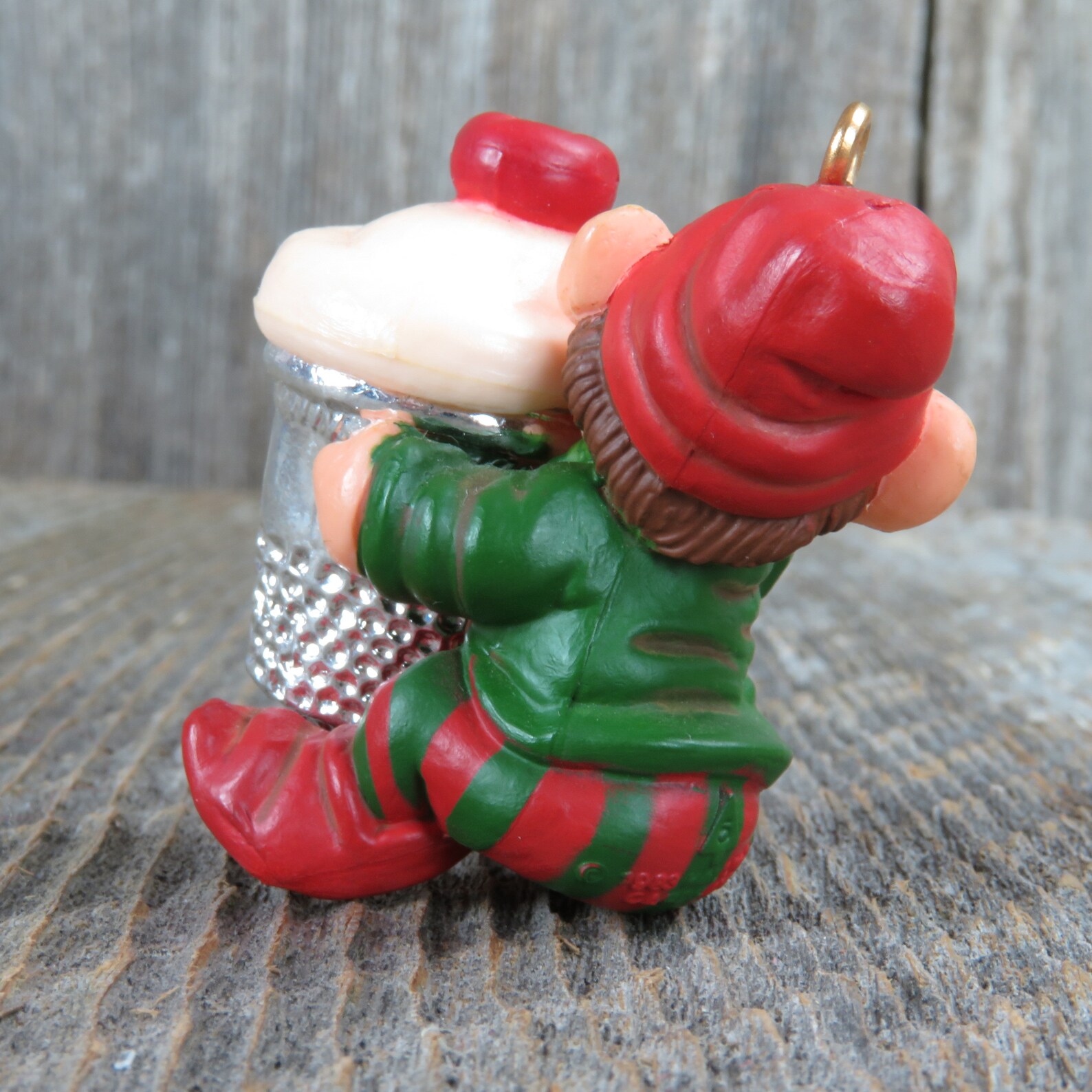 Vintage Thimble Elf Hallmark Keepsake Christmas Ornament 1983 - Etsy