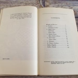 Vintage Cookbook Danish Home Baking Traditional Danish Recipes 1969 ...