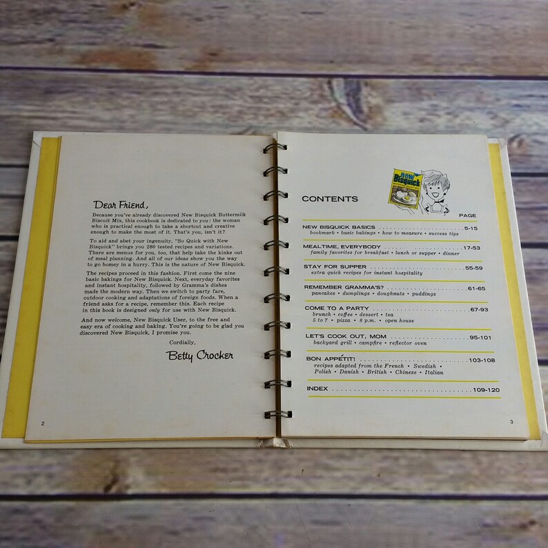 Vintage Cookbook Betty Crocker Bisquick Cookbook so Quick With New ...