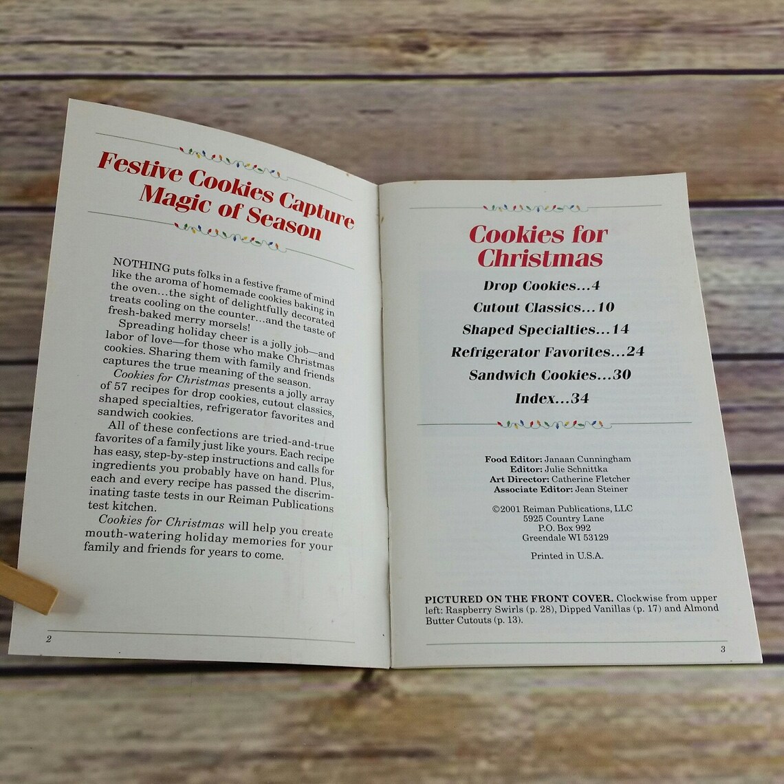 Vintage Cookbook Christmas Cookies for Christmas Taste of Home Books ...